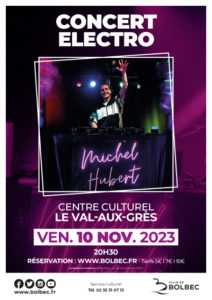 Concert électro "Michel Hubert" - Mairie de Bolbec